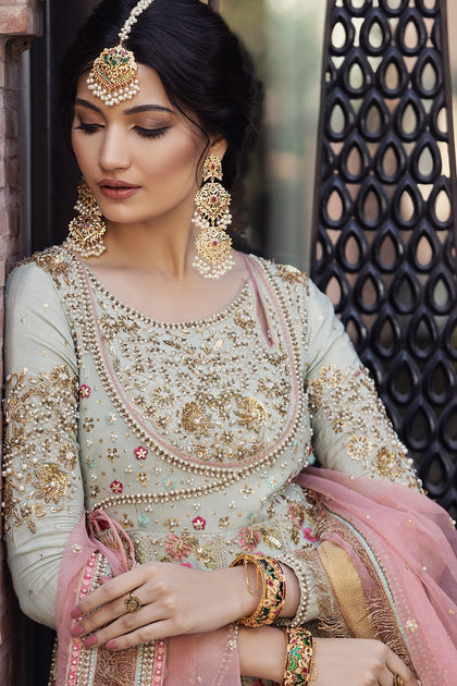 Traditional Kalidar Frock Pakistani Wedding Dresses – Nameera by Farooq