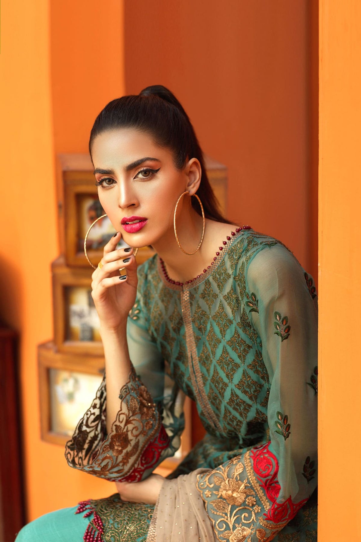 Get yourself this Pakistani formal dress 2019 in USA – Nameera by Farooq
