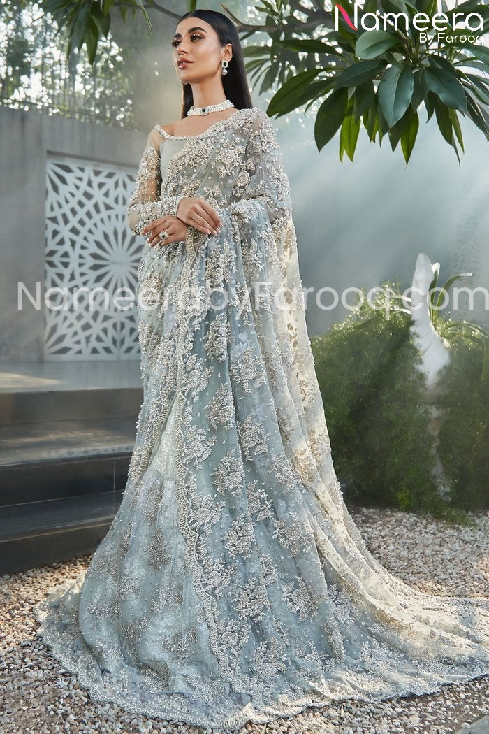Premium Designer Wedding Pakistani Bridal Saree Online 2021 – Nameera ...