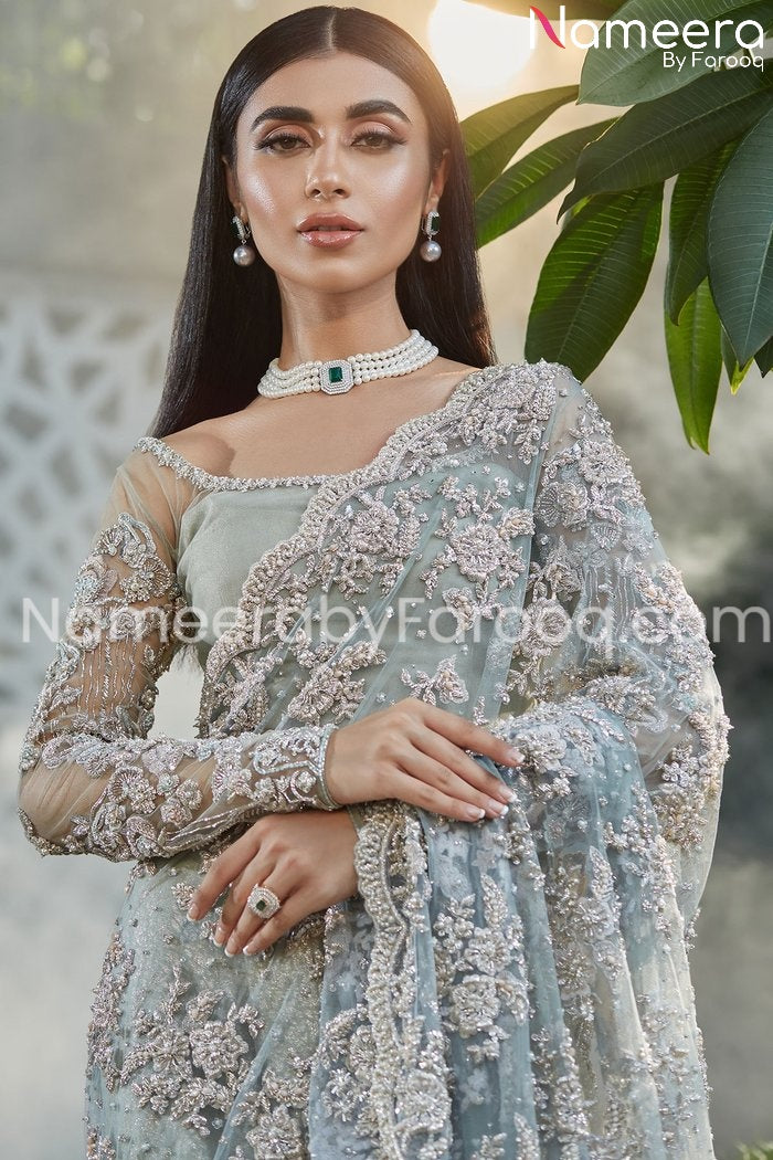 Premium Designer Wedding Pakistani Bridal Saree Online 2021 – Nameera ...