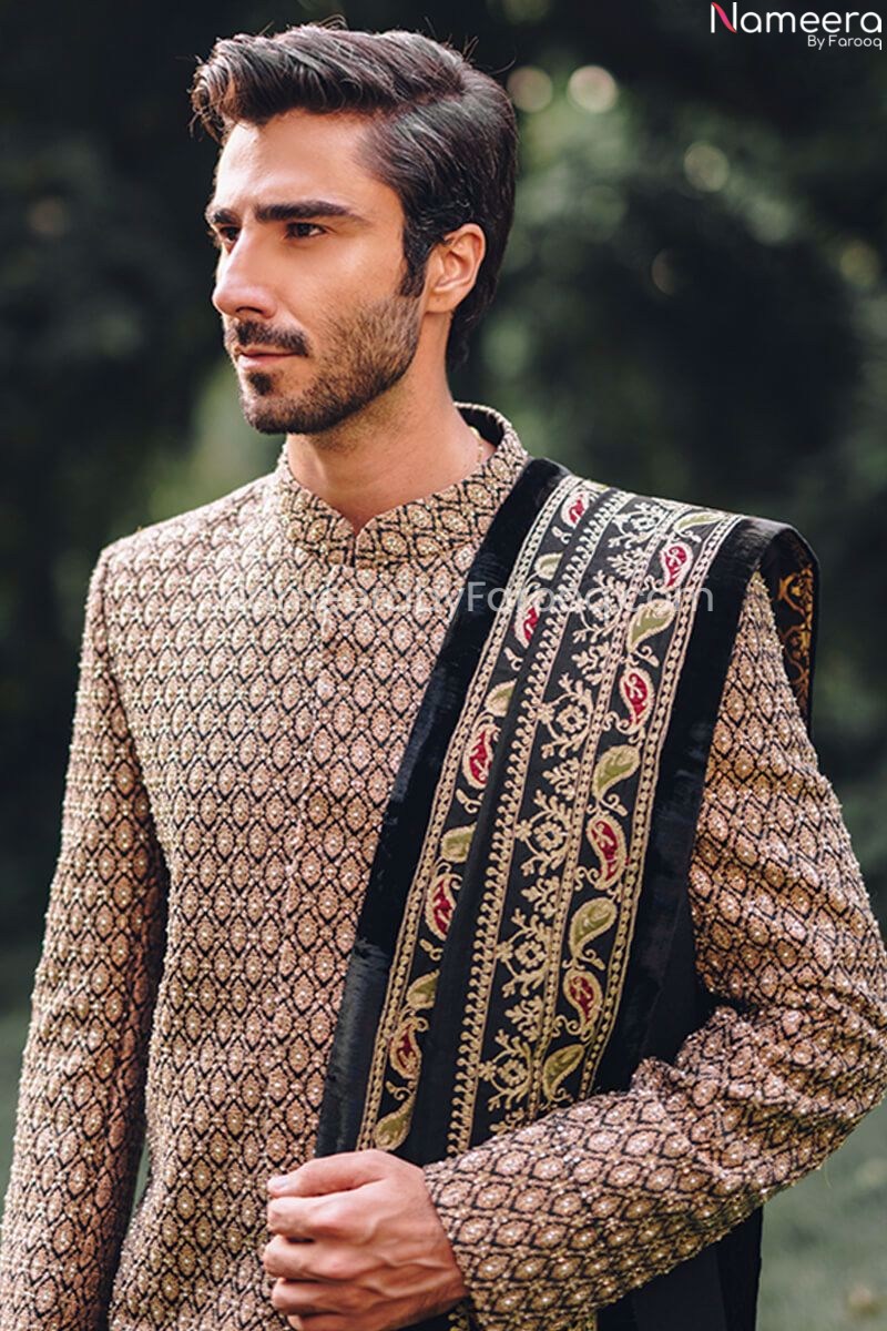 Designer Mens Sherwani Indian Outfit for Wedding Wear for Groom ...